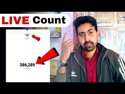 Youtube Subscriber Live Count | Live Subscriber Count on My Youtube Channel | Live Subscriber Count
