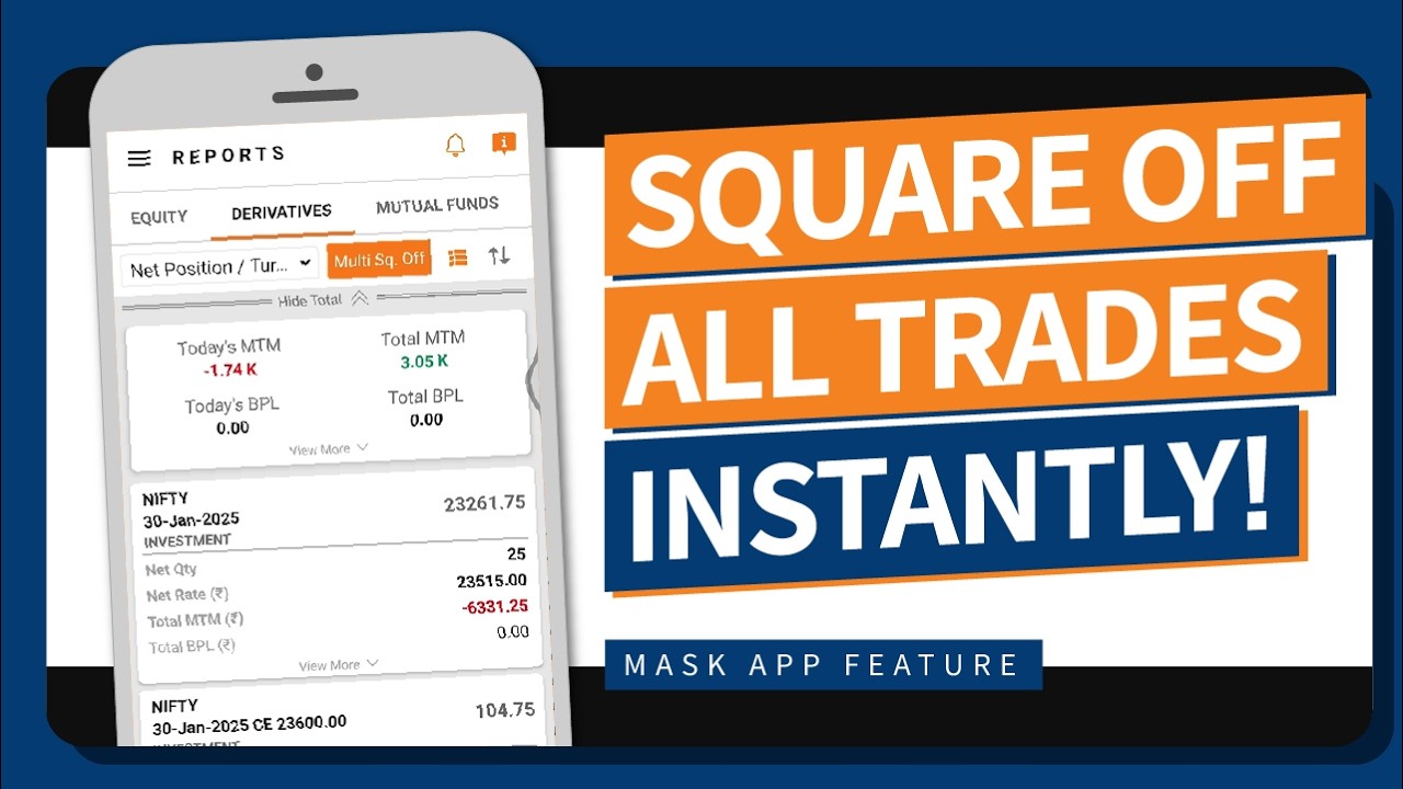 How to Instantly Square Off All Positions at once with Multi Square-Off