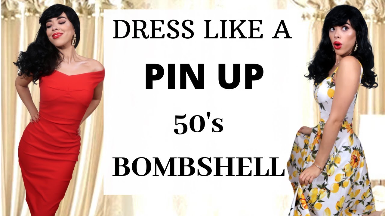 How to dress like a 50's feminine bombshell : Pin-up Vintage inspired Outfits