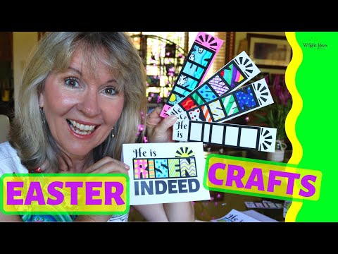 EASTER CRAFTS for kids - PASCHAL GREETING 'He is Risen'