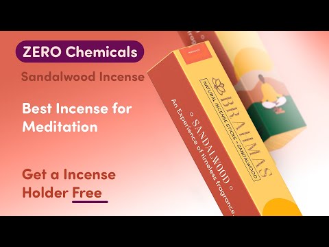 Unboxing Brahmas Natural SANDALWOOD Incense Sticks for Cleansing your space & Meditation