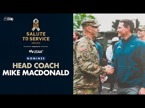 2024 Salute To Service Nominee - Head Coach Mike Macdonald