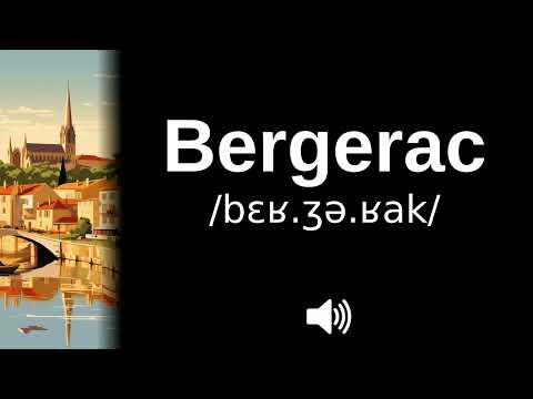 🇫🇷 How to pronounce Bergerac (CORRECTLY!)