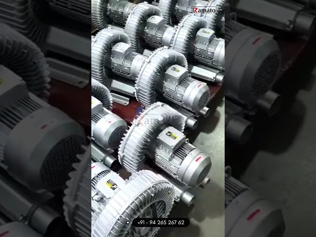 Centrifugal Blower - 1.2 HP THREE PHASE SINGLE STAGE RING / TURBO ...