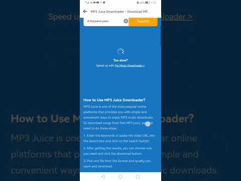 if this redirects you by downloading a music from mp3 juice it's clearly a scam