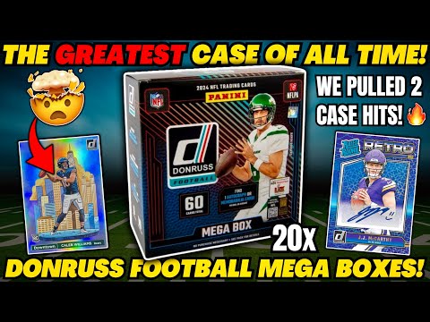 *OPENING A $1,300+ CASE OF FOOTBALL CARDS!π¨ 2024 DONRUSS MEGA BOXES! (WE PULLED 2 DOWNTOWNSπ€―)