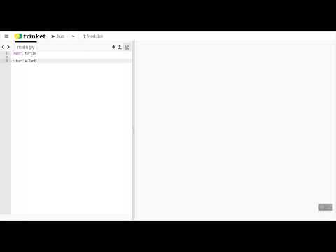 Trinket Python Turtle Lesson: Line Thickness