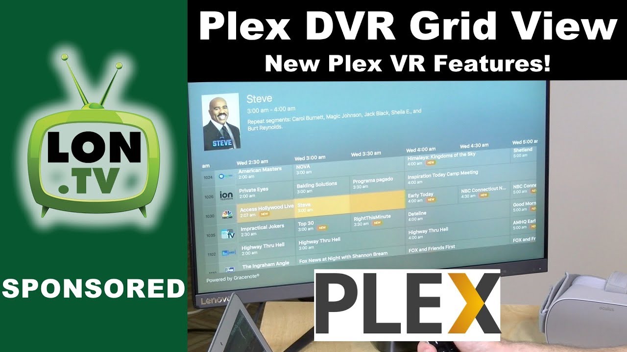 Plex Update: New DVR Grid Channel Guide and VR Surround Sound!
