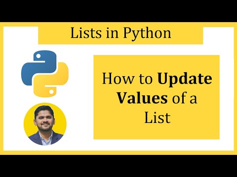 How to Update List Values in Python