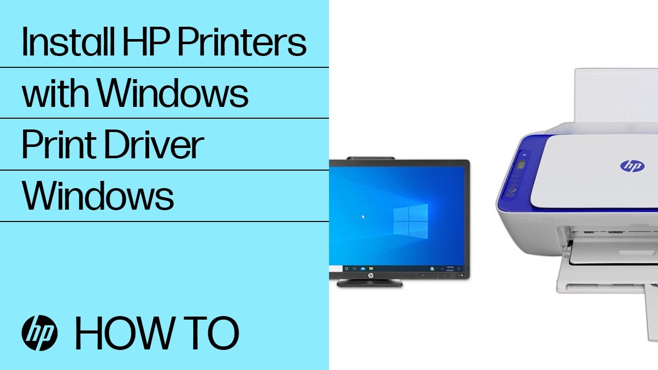 Installing an HP Printer using the Windows Print Driver | HP Printers | HP Support