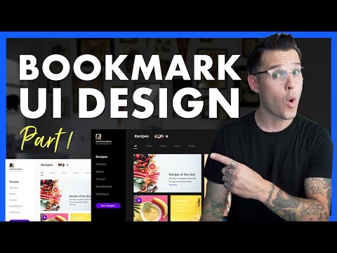 Learn Design A Bookmark App UI | Part 1 - Mind Luster