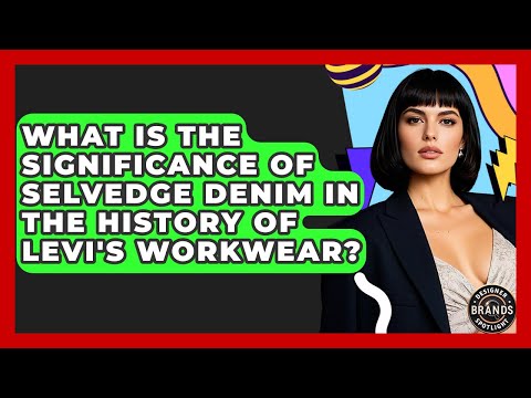 What Is The Significance Of Selvedge Denim In The History Of Levi's Workwear?