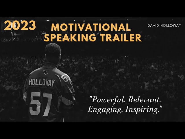 David Holloway: NFL All-Star | Keynote Speaker
