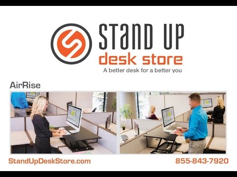 AirRise™ Pro Standing Desk Converter | Stand Up Desk Store