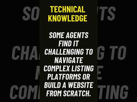 What challenges do estate agents face with property listing #houseforsale #realestate #education