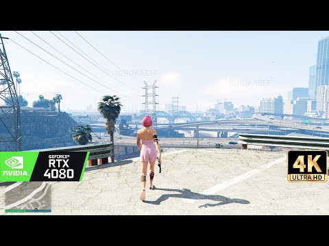 GTA V Enhanced NEXT-GEN RTX 4080 Graphics MOD! Path Tracing Gameplay is TOO REAL in 4K!