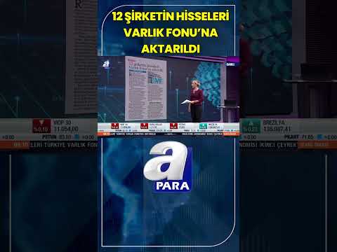 Resmi Gazete'de Yayımlandı! 12 Şirketin Hisseleri Varlık Fonu'na Aktarıldı! #shorts