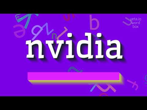 NVIDIA - HOW TO PRONOUNCE IT? #nvidia