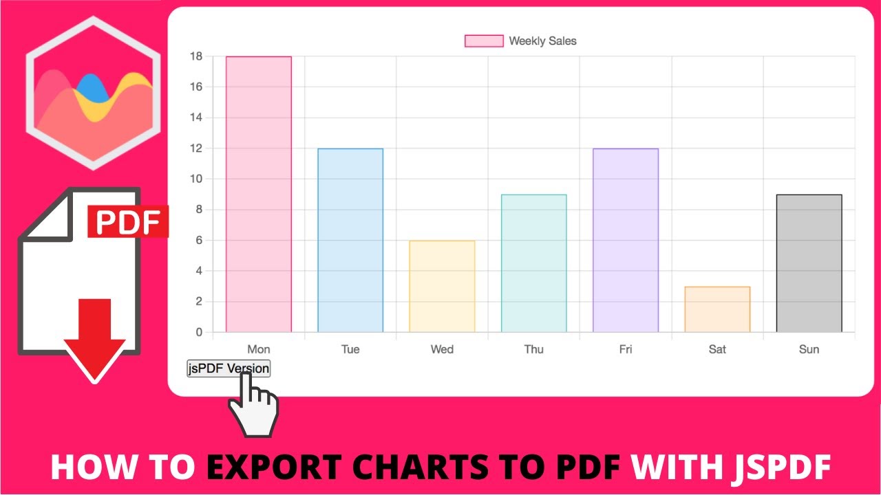 How to export Charts to PDF with jsPDF in Chart JS