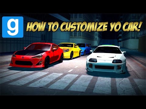Steam Community :: Video :: GMOD: How To Customize Your Cars!