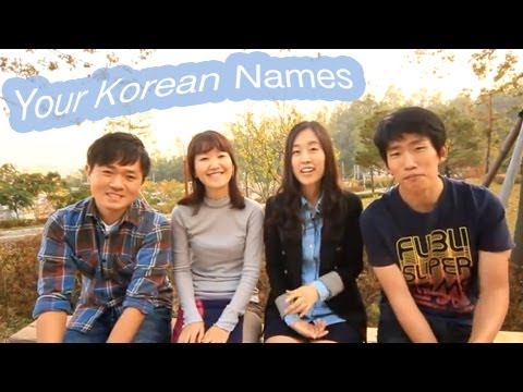 Your Korean Names!