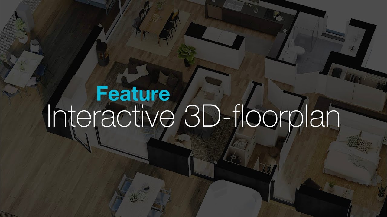 Interactive 3D-floorplan in webGL, by wec360°