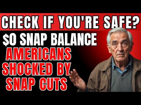 $0 SNAP Balance: Low-Income Americans Shocked by SNAP Cuts — Check If You're Safe?