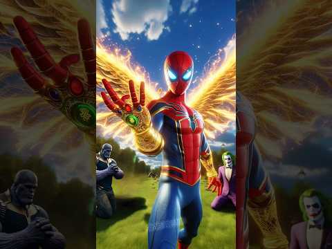 Spiderman Magical Bracelet Shocks Joker & Thanos! #spiderman #shorts #trending