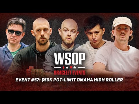 2025 WSOP $50K Pot-Limit Omaha High Roller Final Table!
