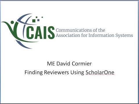 ScholarOne Reviewer Search