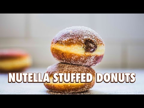 Nutella Stuffed Donuts (Bomboloni)