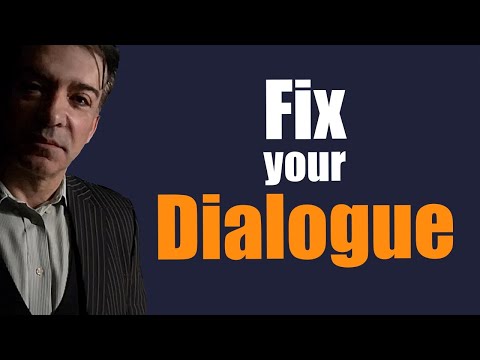 To fix weak dialogue through subtext, do this!