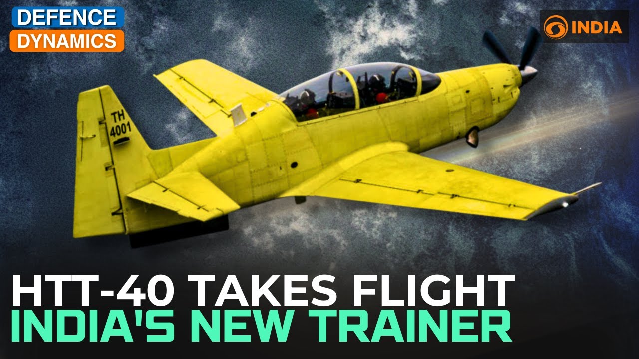 HTT-40 Takes Flight: India's New Trainer | Defence Dynamics