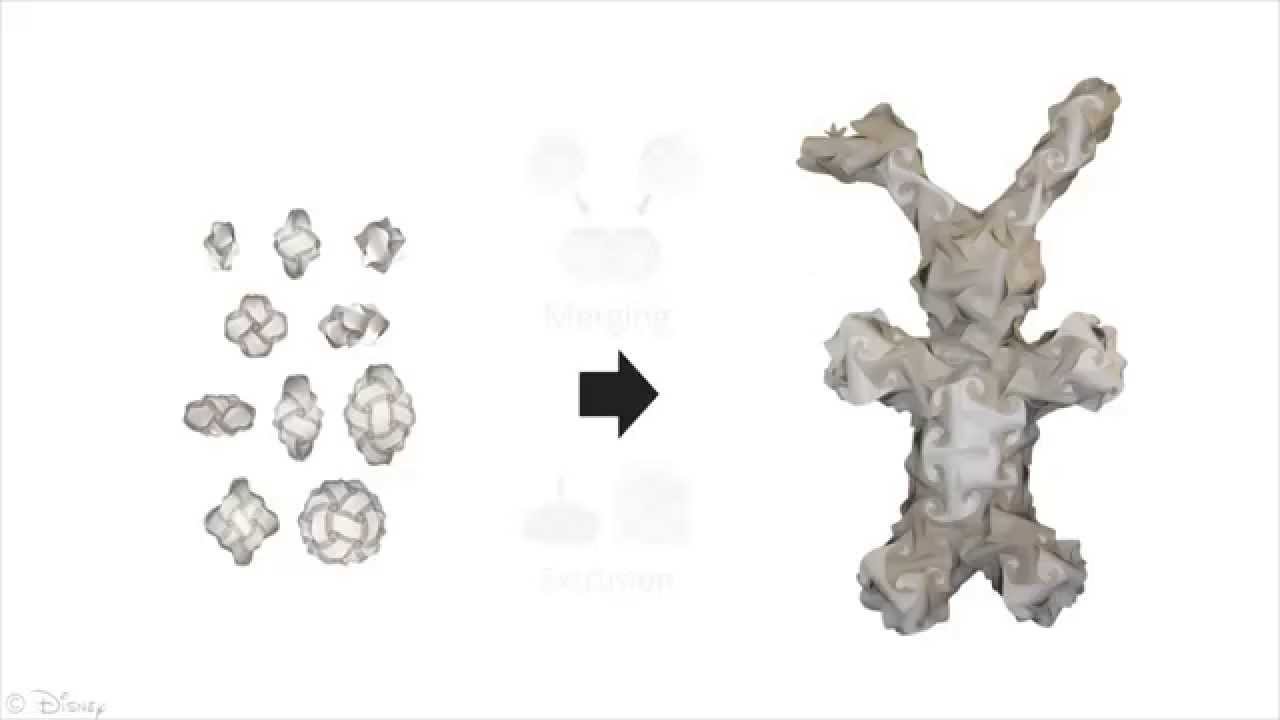 Interactive Surface Design with Interlocking Elements