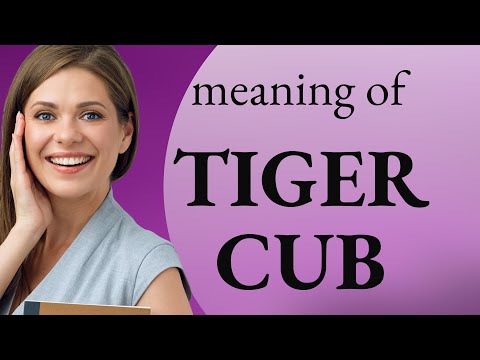 Tiger cub | what is TIGER CUB meaning