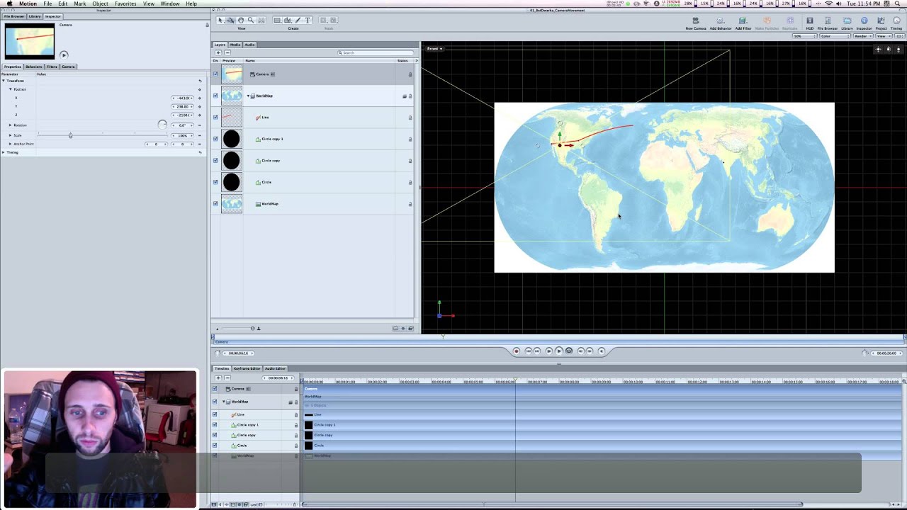 Apple Motion 4 - Camera Movements