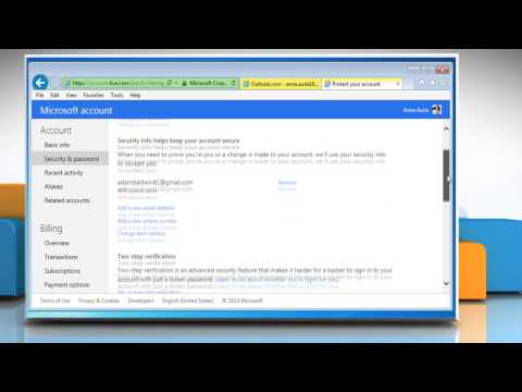 How to add a mobile phone number to your Outlook.com