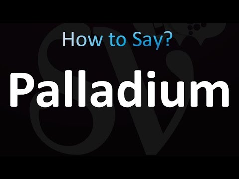 How to Pronounce Palladium (correctly!)