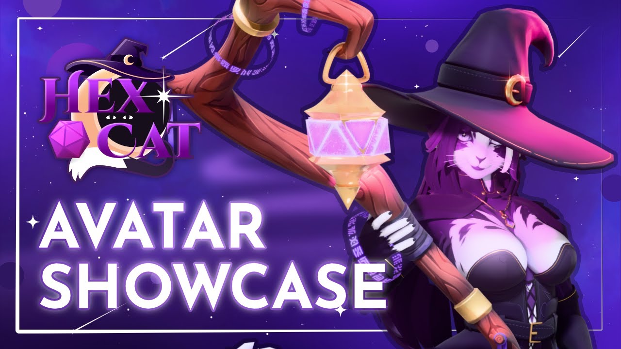 Hex Cat Release Showcase [VRChat Avatar]