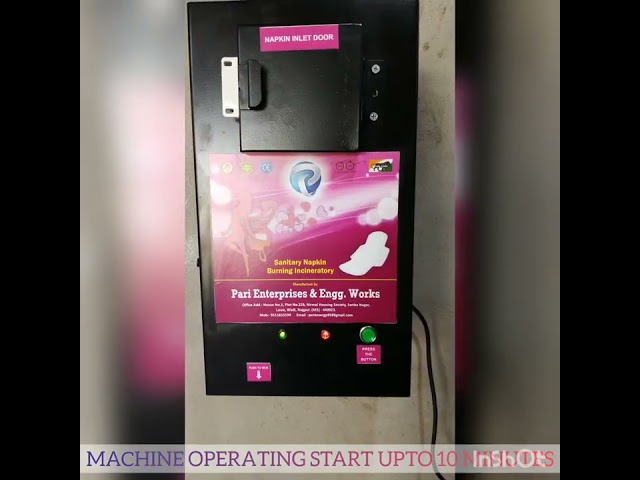 Sanitary Napkin Burner And Disposal Machine - Automatic sanitary napkin ...