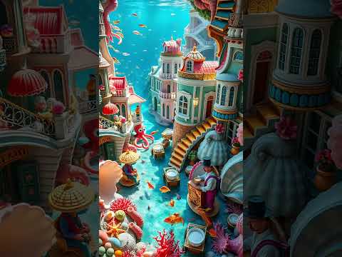 Ai Surreal Underwater City #wallpaper #midjourney #animation #aiart