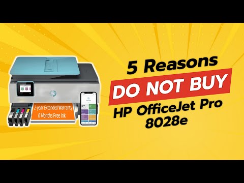 DON'T BUY HP OfficeJet Pro 8028e | 5 Reasons You Should Think Twice! π¨οΈβ