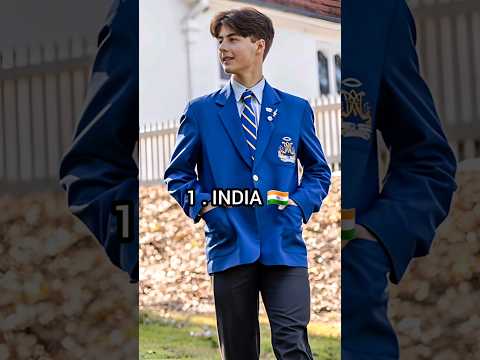 TOP5 BEST SCHOOL🏫UNIFORMS🥋👗OF THE WORLD #top5 #viral #shorts #trending #schooluniforms #1million #rj