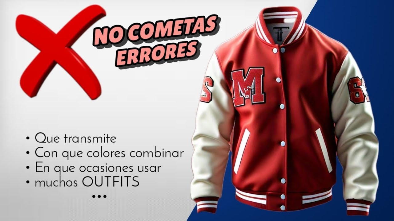 CHAQUETA UNIVERSITARIA → Como combinar y vestirlas (+ muchos OUTFITS para hombre)