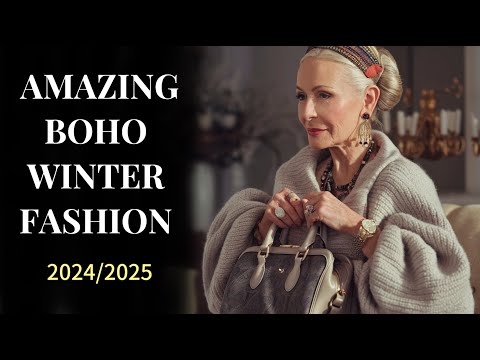 HOW TO WEAR Boho Winter Fashion for mature women: Everyday Looks You’ll Love!