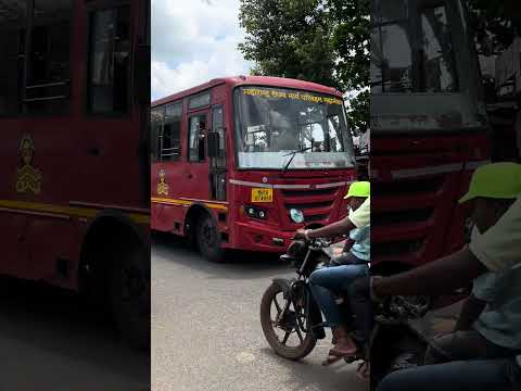 MSRTC: Kolhapur- Chandgad msrtc bus #msrtc #train #maharashtraexpress #bus #journey