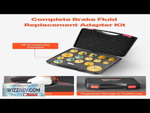17 Pcs Brake Master Bleeder Kit Brake Bleeder Adapter Set for Most Review