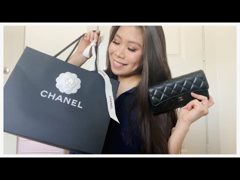 NEW YEAR NEW WALLET ! : CHANEL Classic Flap Wallet (lambskin) Unboxing