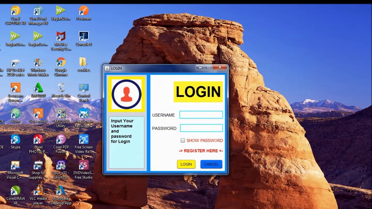 Personal Information - Java Netbeans