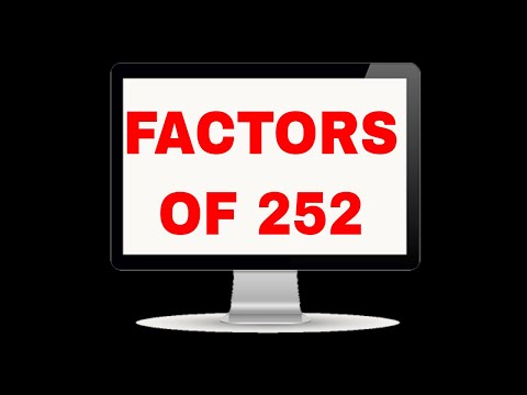 Factors of 252